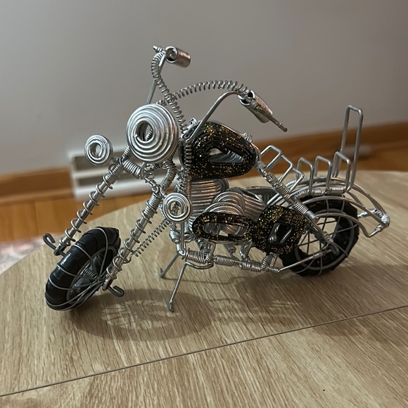 Other | Unique Small Wire Art Motorcycle | Poshmark